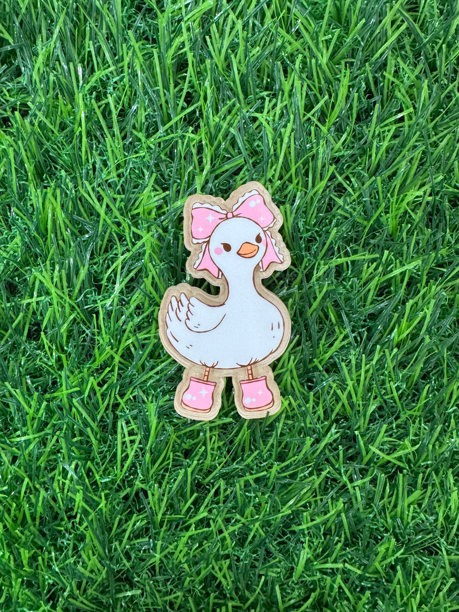 Cute Ducks With Bow Acrylic Blank & Decal Set Collection – SG Designs ...