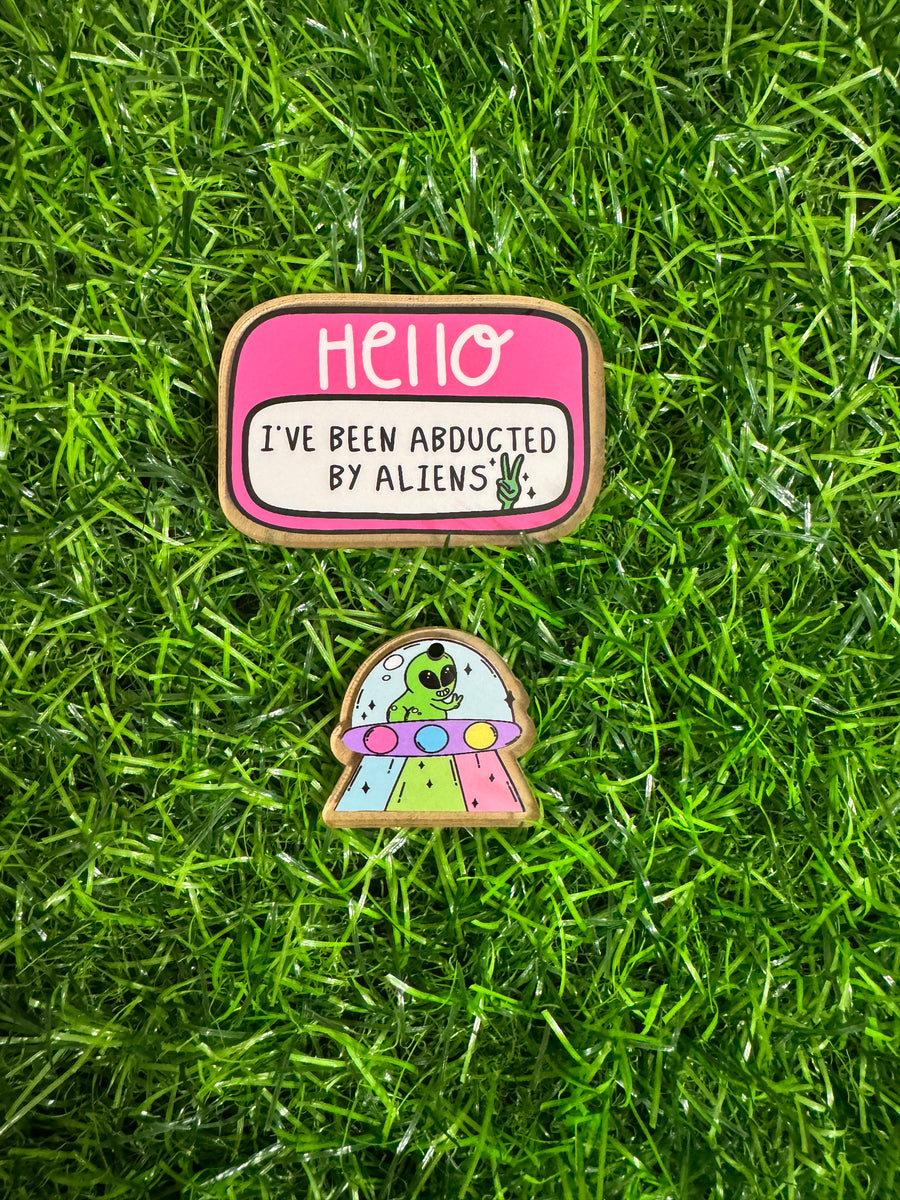 Hello I’ve Been Abducted By Aliens Acrylic Blank & Decal Set – SG ...