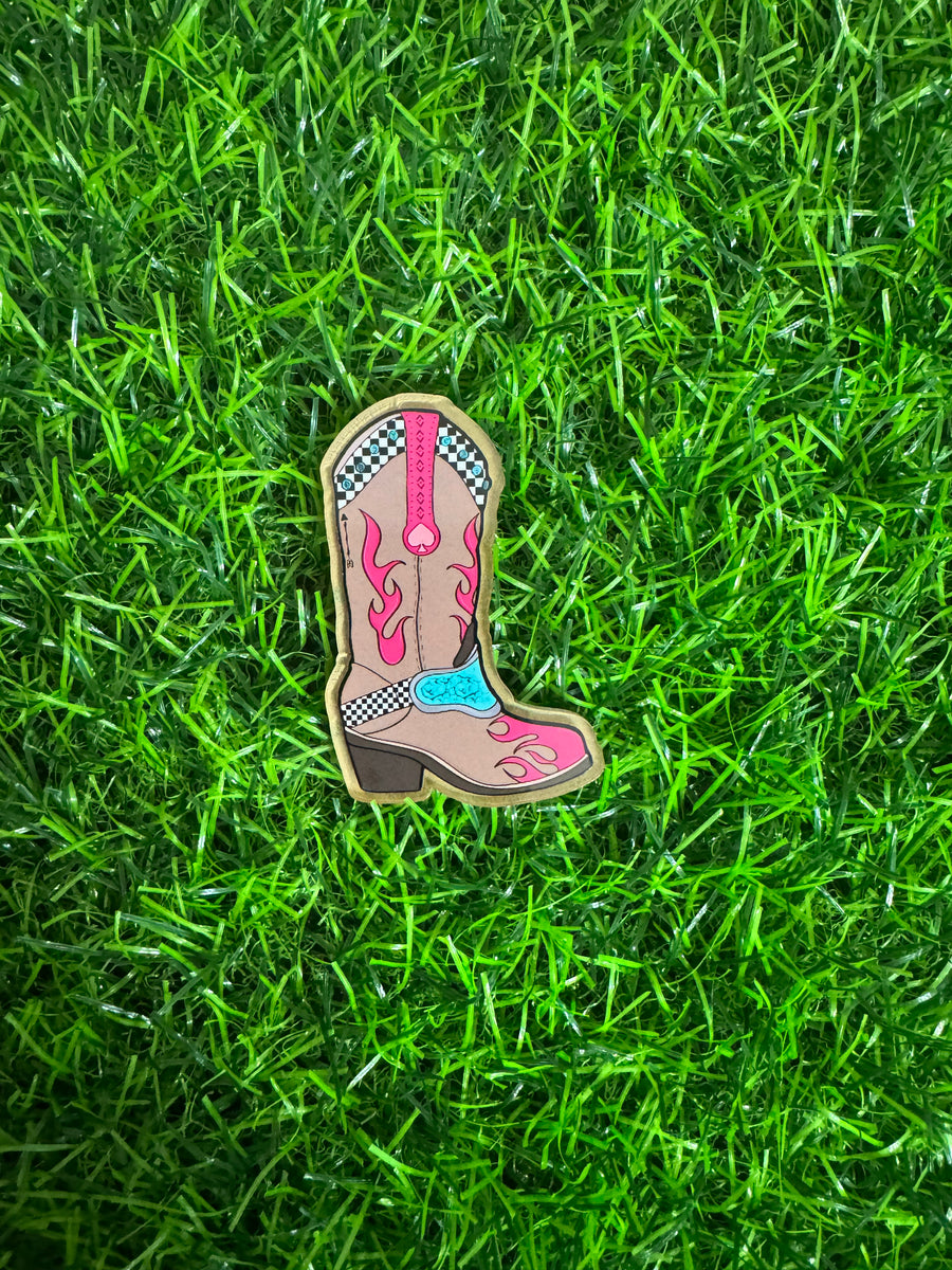 Western Boot Acrylic Blank & Decal Set – SG Designs By Danielle