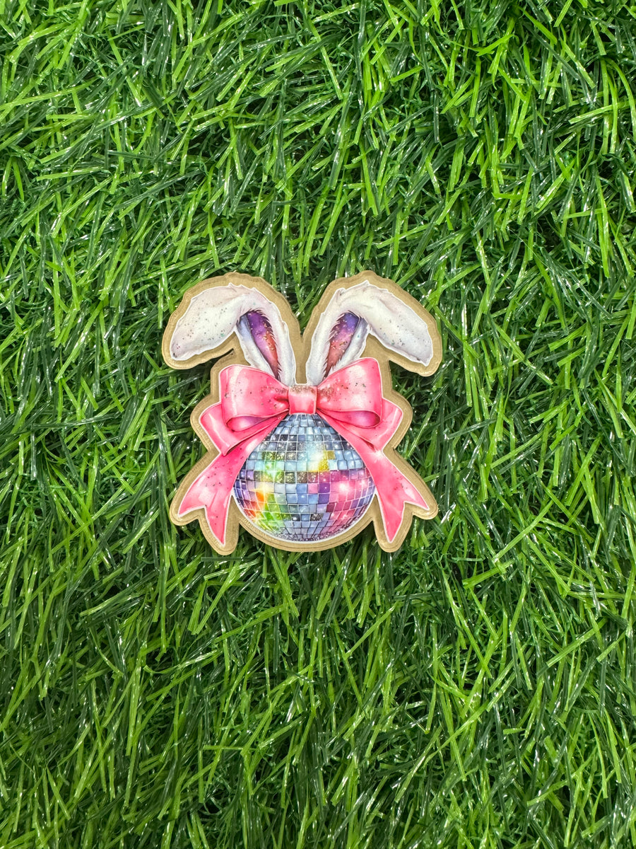 Disco Bunny With Bow Acrylic Blank & Decal Set – SG Designs By Danielle