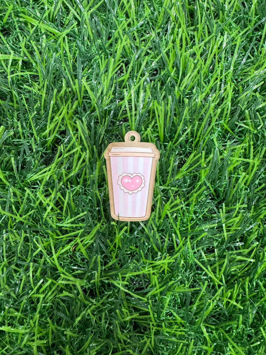 Pink Checkered Apple Keychain Acrylic Blank & Decal Set Collection – SG ...