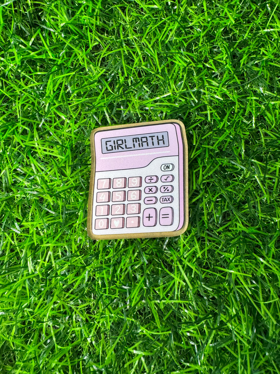 Girl Math Calculator Acrylic Blank & Decal Set – SG Designs By Danielle